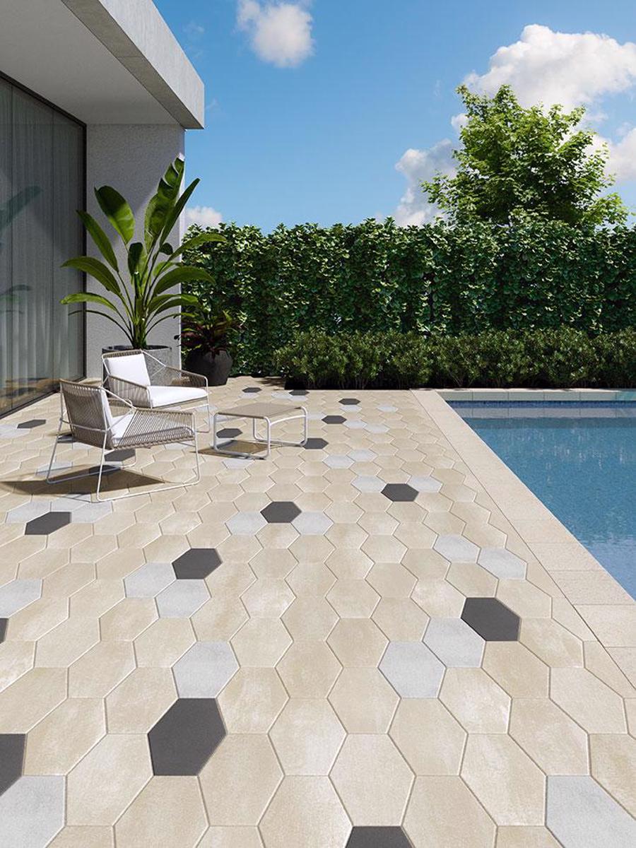 Hexa 60 Concrete Paver | Brickworks Supply
